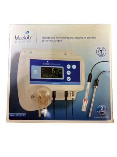 Bluelab pH Controller monitor automatic ph solution dosing lcd display ...