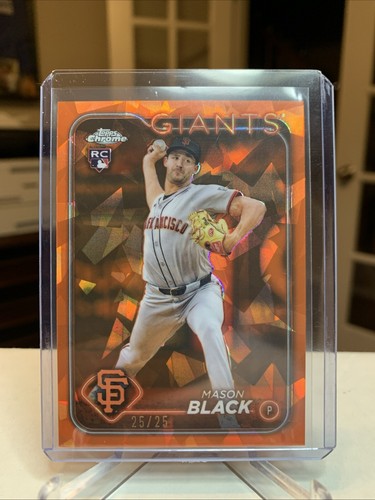 2024 Topps Chrome Sapphire Update Rookie Mason Black Orange 25/25 ...