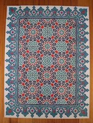 Iznik Design Turkish Tile Panel Set, 20 piece Wall Feature -Splashback ...