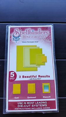 Spellbinders Nestabilities Dies S4-130 Classic Rectangle Small | eBay