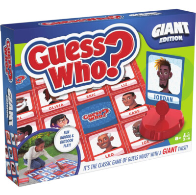Guess Who? Giant Edition Game For Kids Family Board Game Indoor/Outdoor ...
