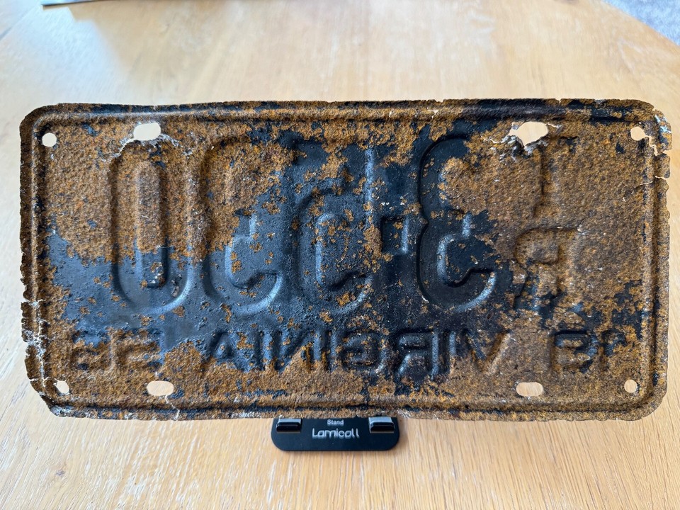 1956 Virginia Trailer License Plate | eBay