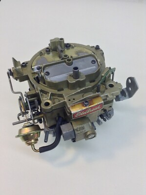 1966-1973 Chevy GM 327-454 Edelbrock 1901 Quadrajett Carburetor 750 CFM ...