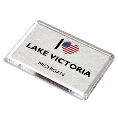 FRIDGE MAGNET - I Love Lake Victoria, Michigan - USA | eBay Australia
