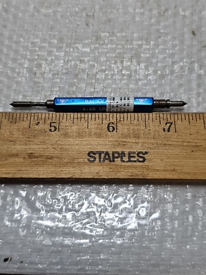 #4 - 48 UNF-2B Thread Plug Gage BALAX GAGE GO .0985 / NOT GO .1016 GAGE ...