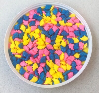 Shark Shaped Baby Quins Confetti Edible Party Sprinkles- You Pick The ...