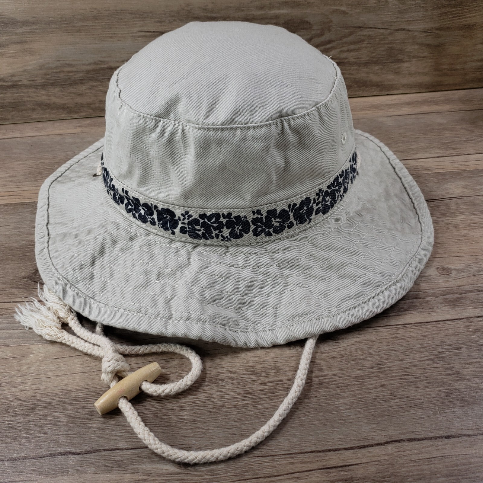 DPC Boonie Hat Bucket Cap Wide Brim Hawaiian Hibiscus… - Gem