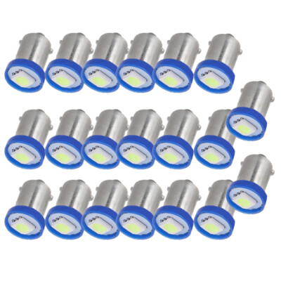 20x Ice Blue BA9S 1895 57 SMD LED Dash Indicator Panel Guage Light Bulb ...