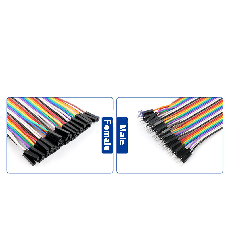 40 Dupont Jump Wire M-F M-M F-F Jumper Breadboard Cable Lead Length ...