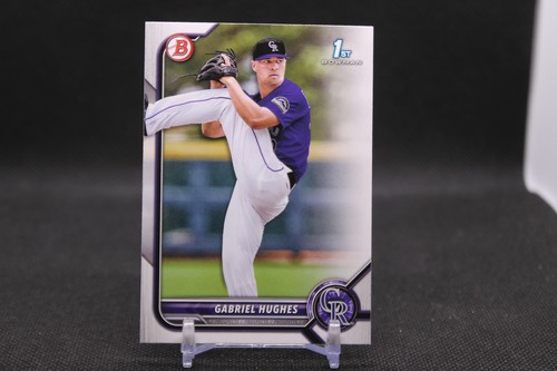 Gabriel Hughes #BD-151 2022 Bowman Draft Colorado Rockies | eBay