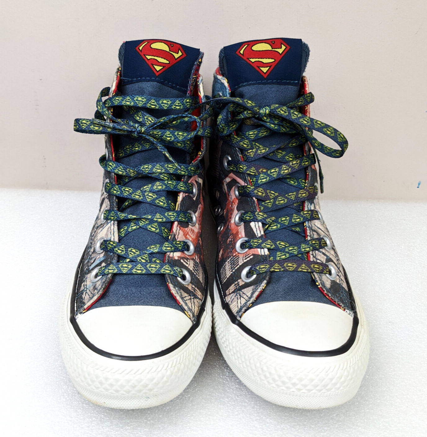 SUPERMAN x Converse Chuck Taylor Hi Shoes Womens Size… - Gem