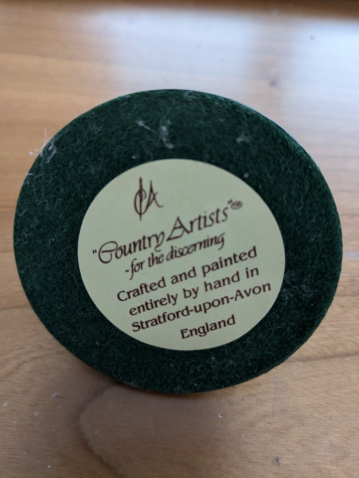 Country Artists Mouse Collection - Mouse asleep on leaf | eBay UK