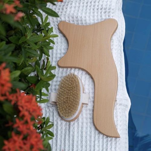 Lymphatic Drainage Paddle Wood & Dry Skin Brush are The only Two Items ...