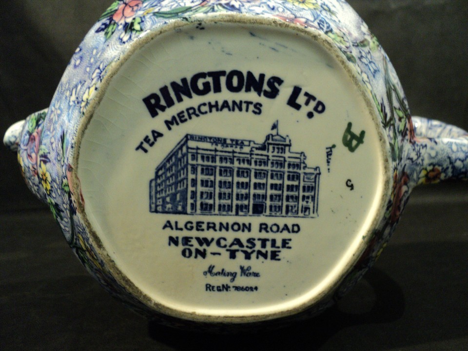 MAILING WARE "RINGTONS LTD. TEA MERCHANTS" ENGLISH COLORFUL ...