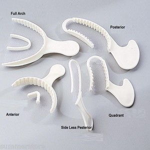 50x Dental Disposable Bite Registration Trays Triple Anterior/Posterior ...
