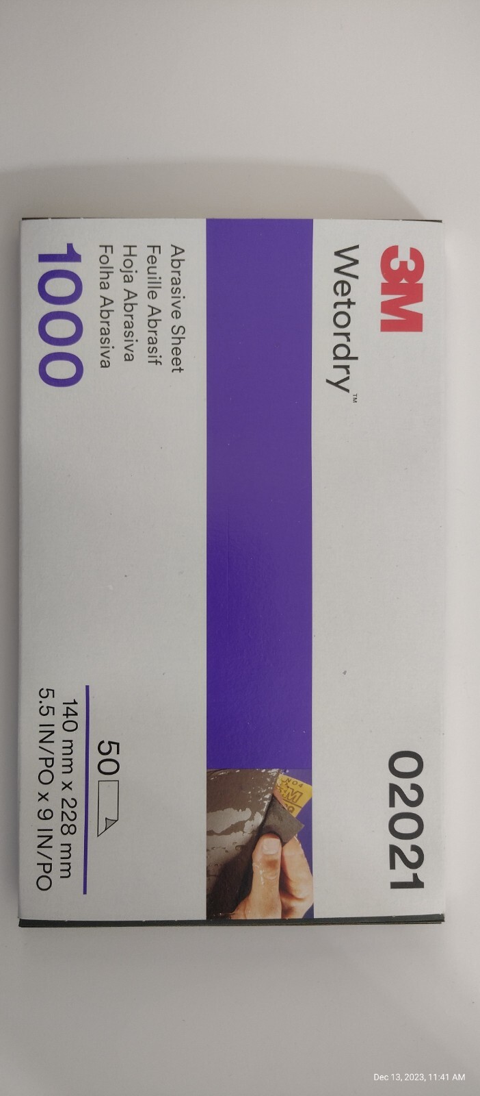 3M 02023 Wetordry Sheet 1500 Grit 5 1/2 X 9 Inch for sale online | eBay