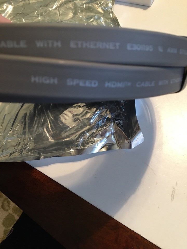 HIGH SPEED HDMI CABLE WITH ETHERNET E301195 AWM STYLE 20276 30V VW-1 ...