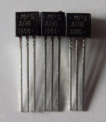 3 Pièces MPSA06 transistor bipolaire NPN | eBay