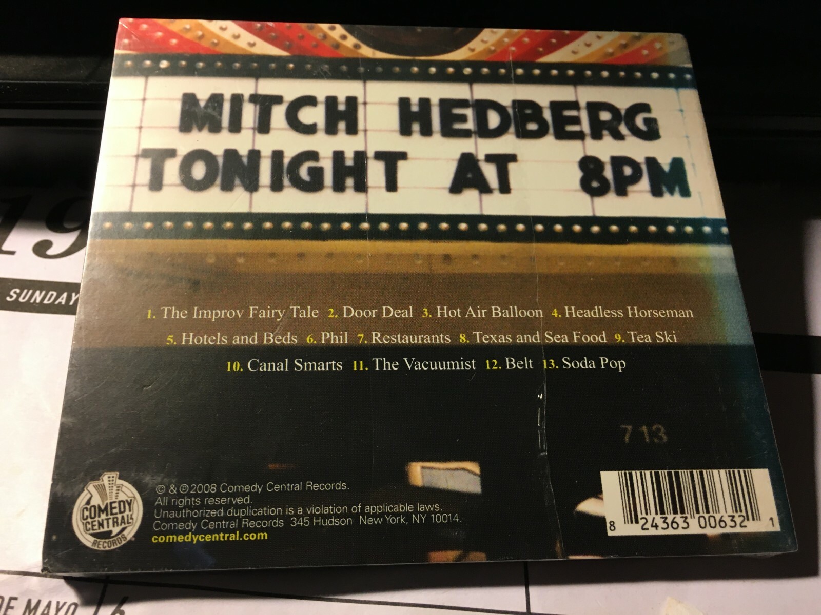 Do You Believe in Gosh? Mitch Hedberg (CD, Sep-2008, Comedy Stand Up ...