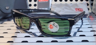 New Ray Ban RB4151 601/2P Sunglasses Gloss Black w/ Dark Green G15 ...