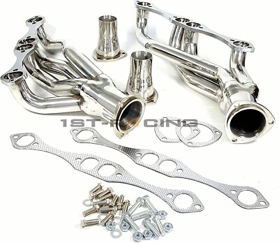 Small Block Chevy 283 305 350 400 Stainless Headers Chevelle Malibu ...