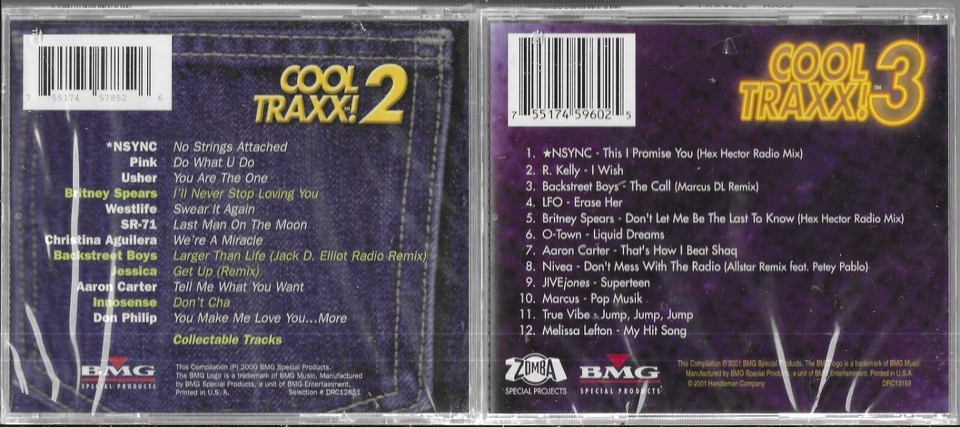 Cool Traxx! 2 &3 Britney Spears Tracks Both NEW SEALED 755174596025| eBay