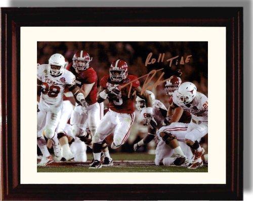 Alabama Crimson Tide Trent Richardson 2010 BCS Title Game Unframed ...