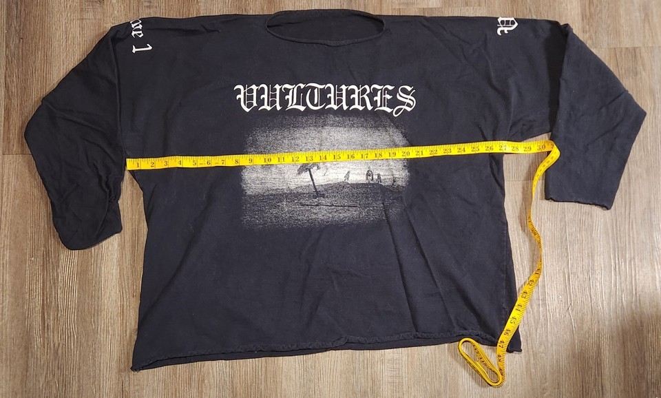 Kanye West Vultures Volume 1 Long Sleeve Shirt Album Merch, Size 2 (L ...