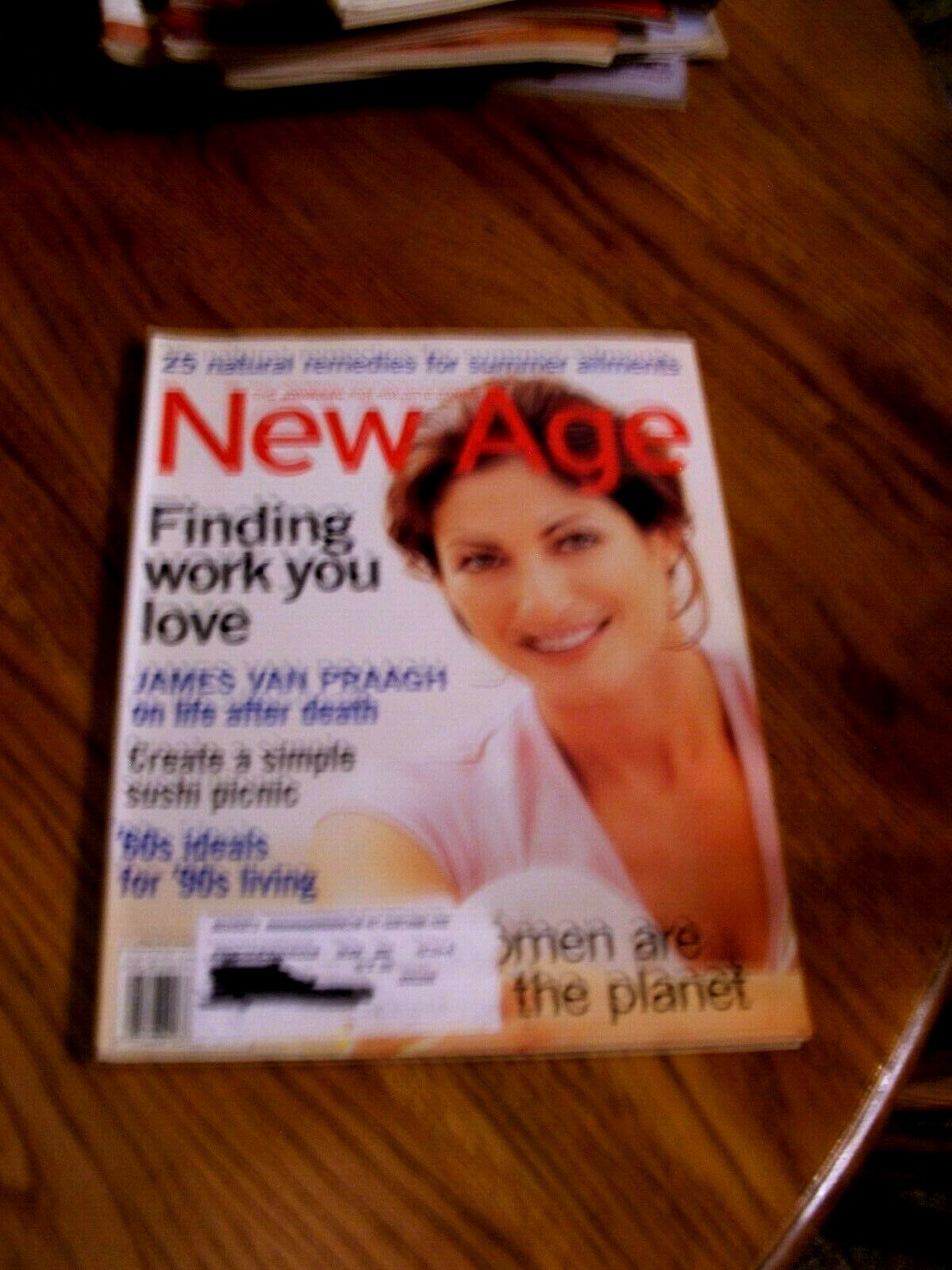 New Age, MAGAZINE july/aug 1998 NEW UNREAD finding work you love james ...