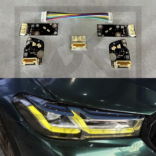 BMW M5/5 Series CSL Yellow DRL Module (F90/G30/G31 LCI) Laserlights ...