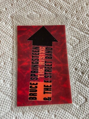 Vintage BRUCE SPRINGSTEEN The Rising Laminate Backstage Pass | eBay
