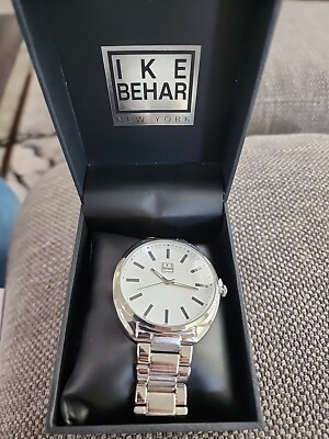 Ike Behar Men stainlesteel watch New in box | eBay