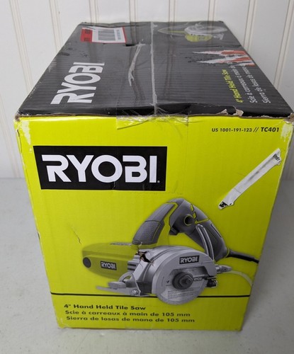 (NEW) RYOBI "4" HAND HELD TILE SAW. for sale online | eBay
