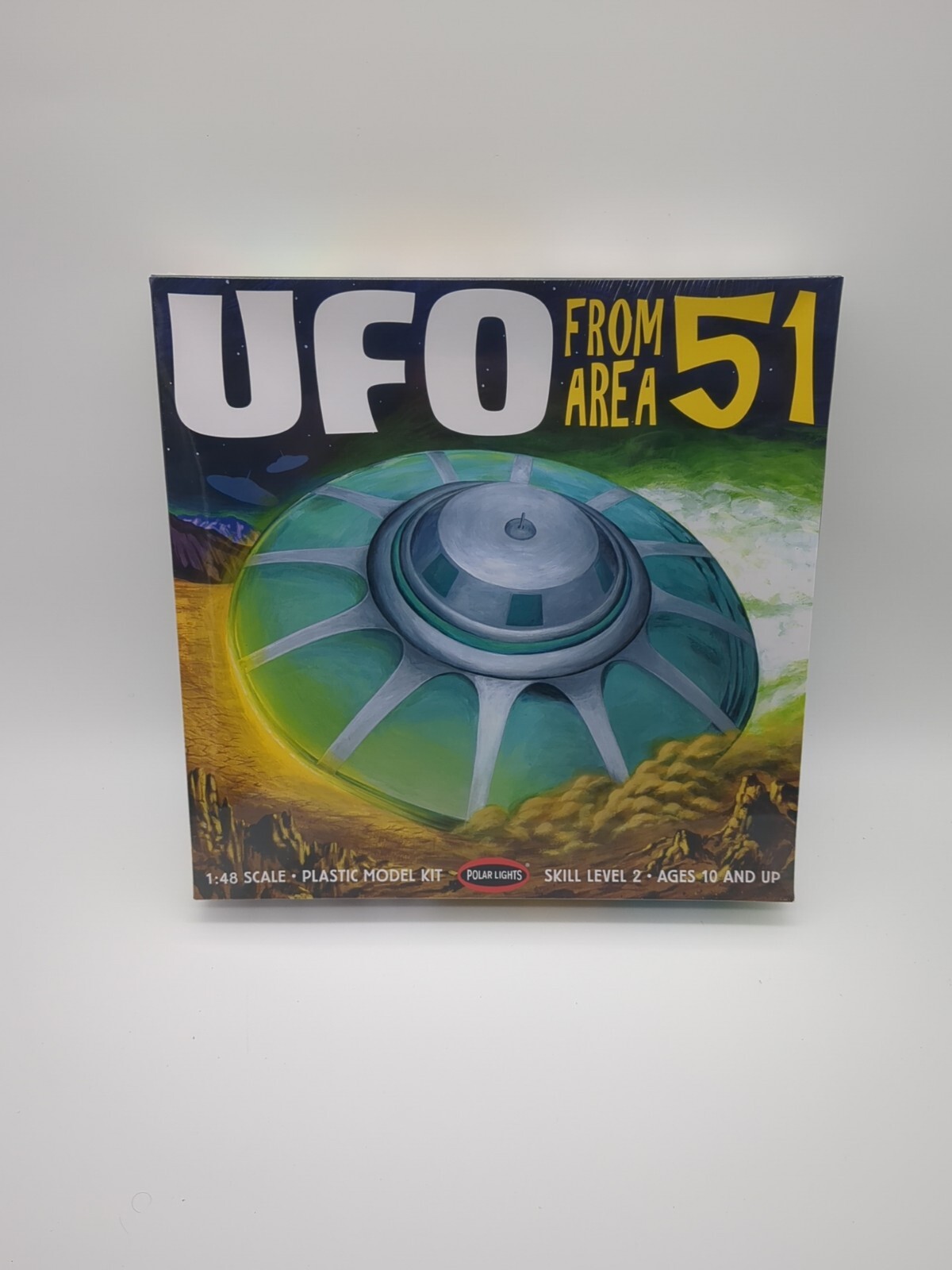 SEALED Polar Lights Area 51 UFO 1:48 982 Plastic Model Kit 849398046791 ...