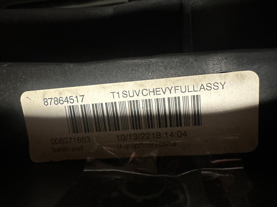 NEW OEM GM RADIATOR ACTIVE SHUTTER FOR 2021-2023 CHEVY TAHOE SUBURBAN ...