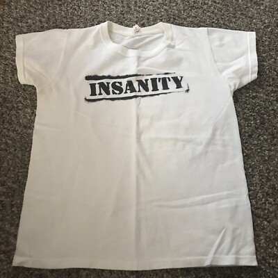 Beach Body White Insanity T Shirt Small | eBay