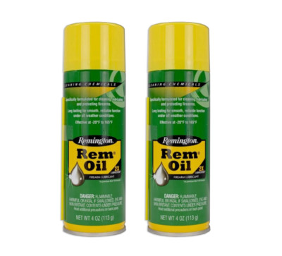Remington Rem Oil 4 oz. - 2 pack Lube Aerosol (26610) 2rem oil | eBay