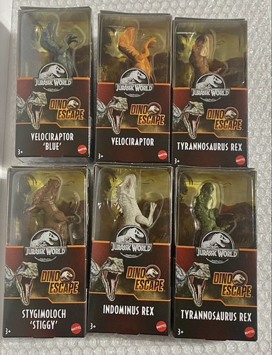 Jurassic World Toy Dinosaurs- Dino Escape Complete Set 6 | eBay