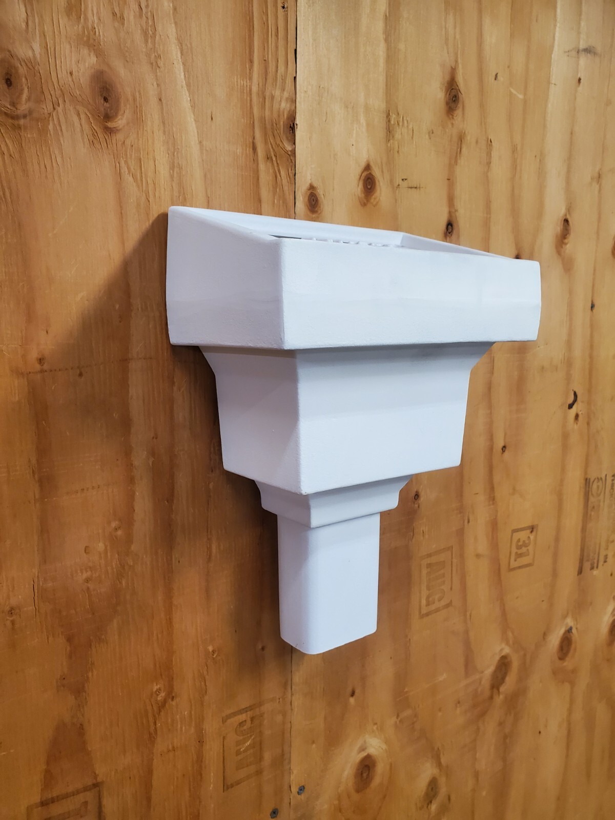 Conductor Head Scupper Box Molded Plastic 2"x3" Downspout Gutter Rain ...