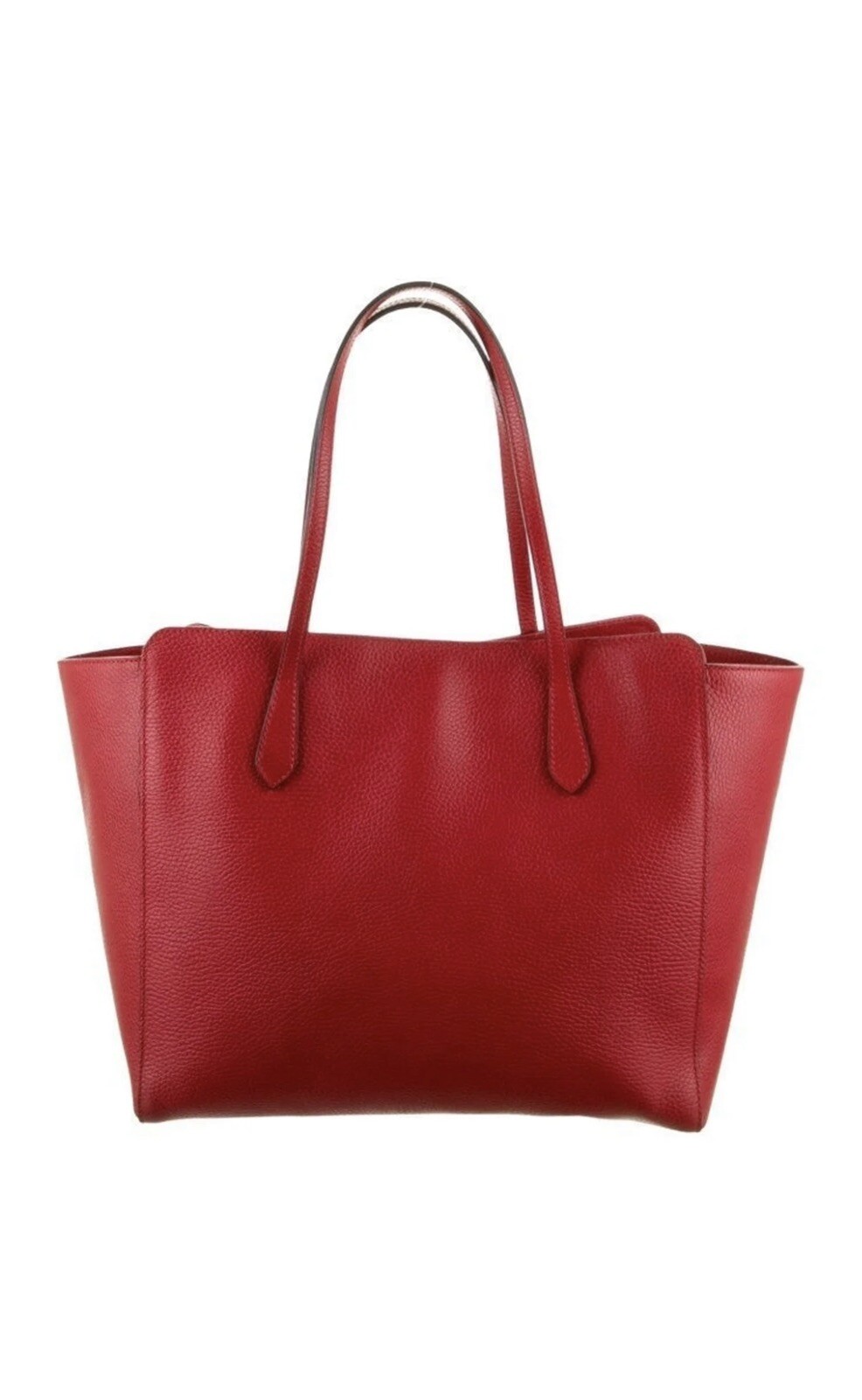 Gucci Red Leather Tote Bag - Gem