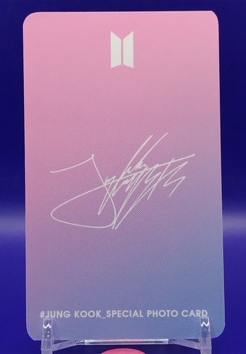 JUNG KOOK BTS Signed Special Photo Card K-POP Cards From Japan Rare JK ...