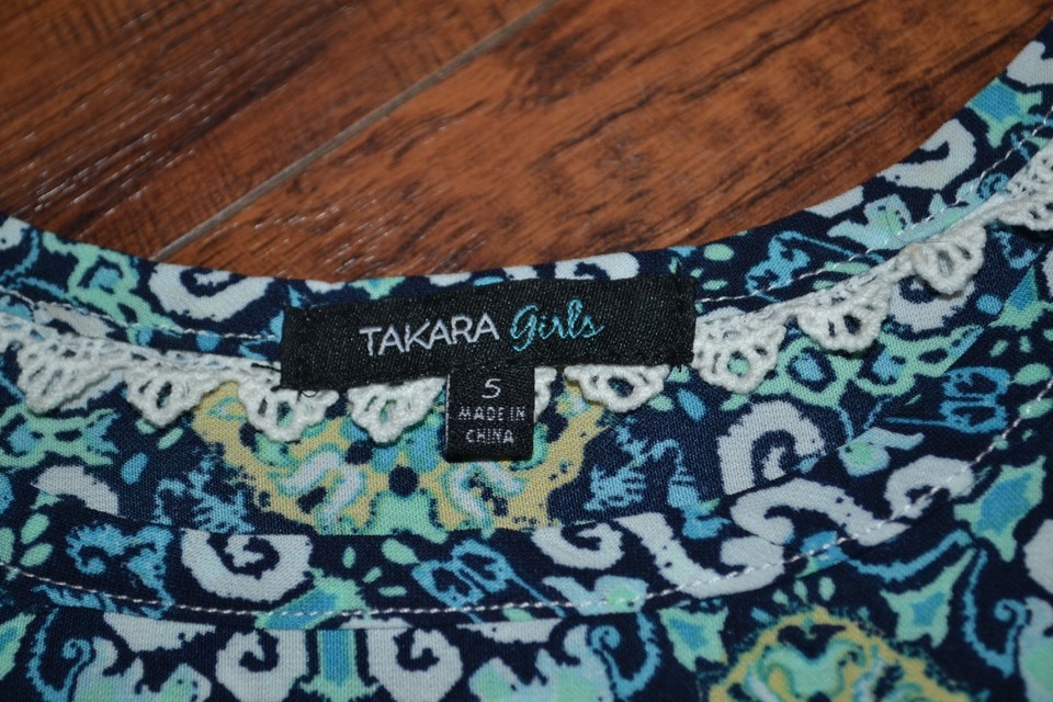 E17- Takara Kids 100% Polyester Top Size 5 | eBay