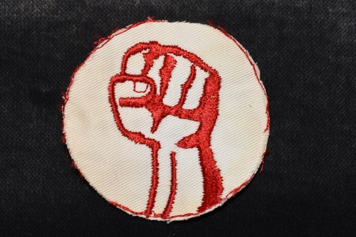 Vintage 70’s Fist Patch Red/White Power Fist Patch Embroidered 3” Patch ...