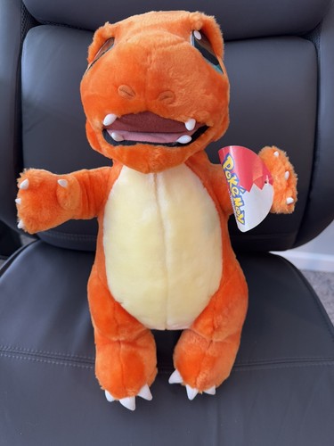Vintage Nintendo Pokemon Charmander 11" Play By Play Stuffed Plush Toy ...