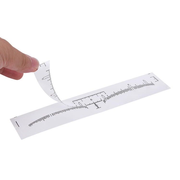 Disposable Microblading Permanent Tattoo Eyebrow Measure Ruler Sticker ...