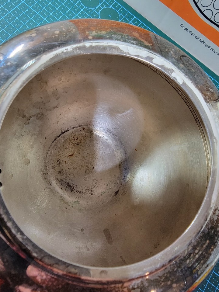 Antique Vintage Rare Oxford Plate S.P Copper Sliver Teapot Used ...