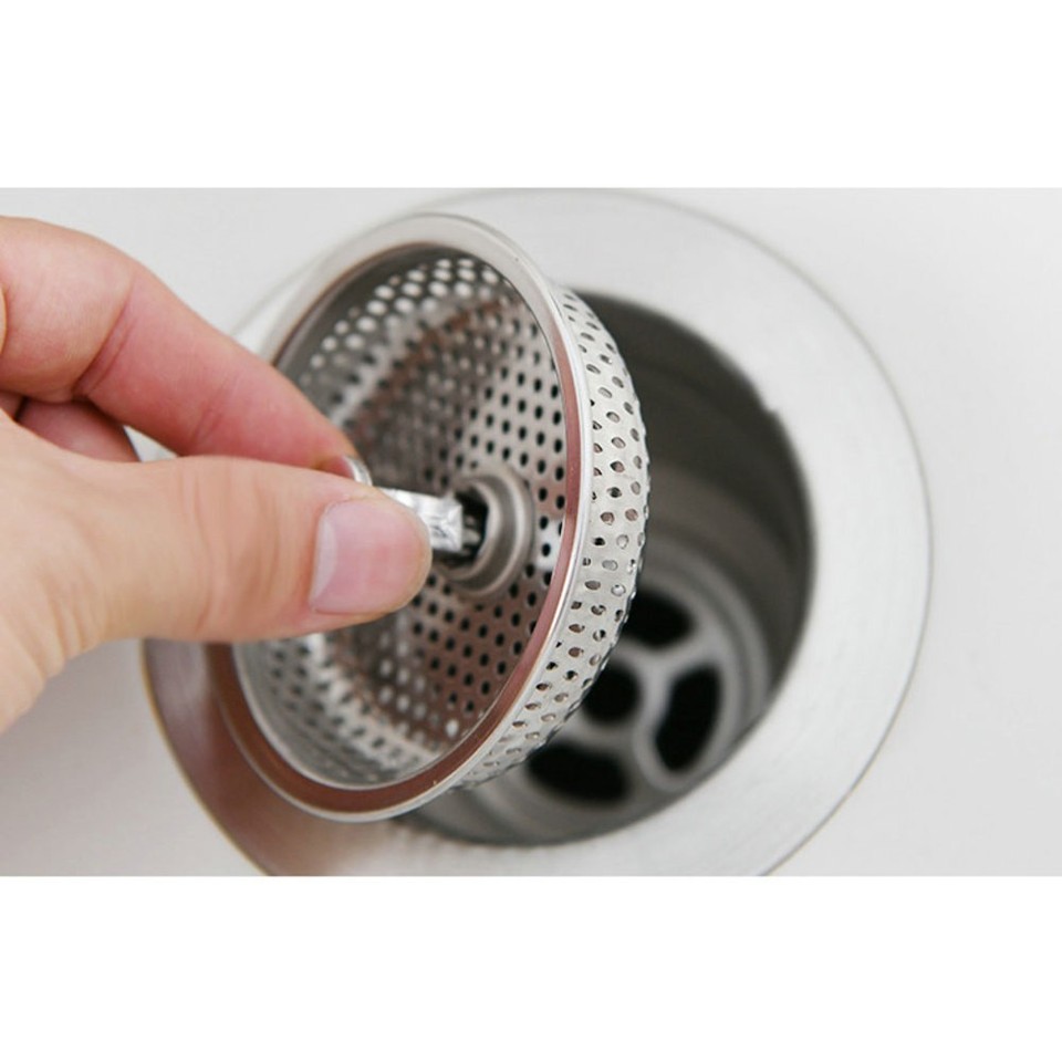Stainless Steel Sink Strainer Sewer Drain Filter Sink Garbage Filter ...