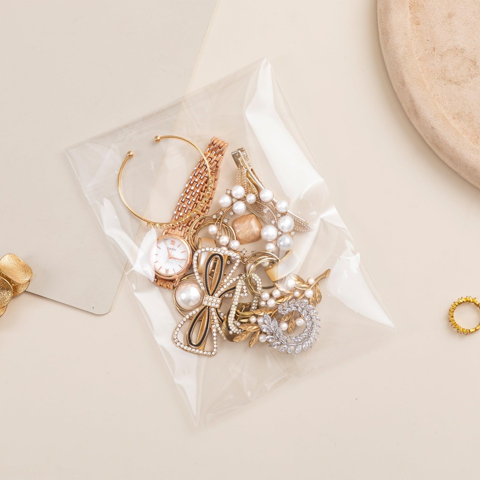 1000 Pack - 6 x 9 Inch Clear Cellophane Bags, Self Sealing Cello ...