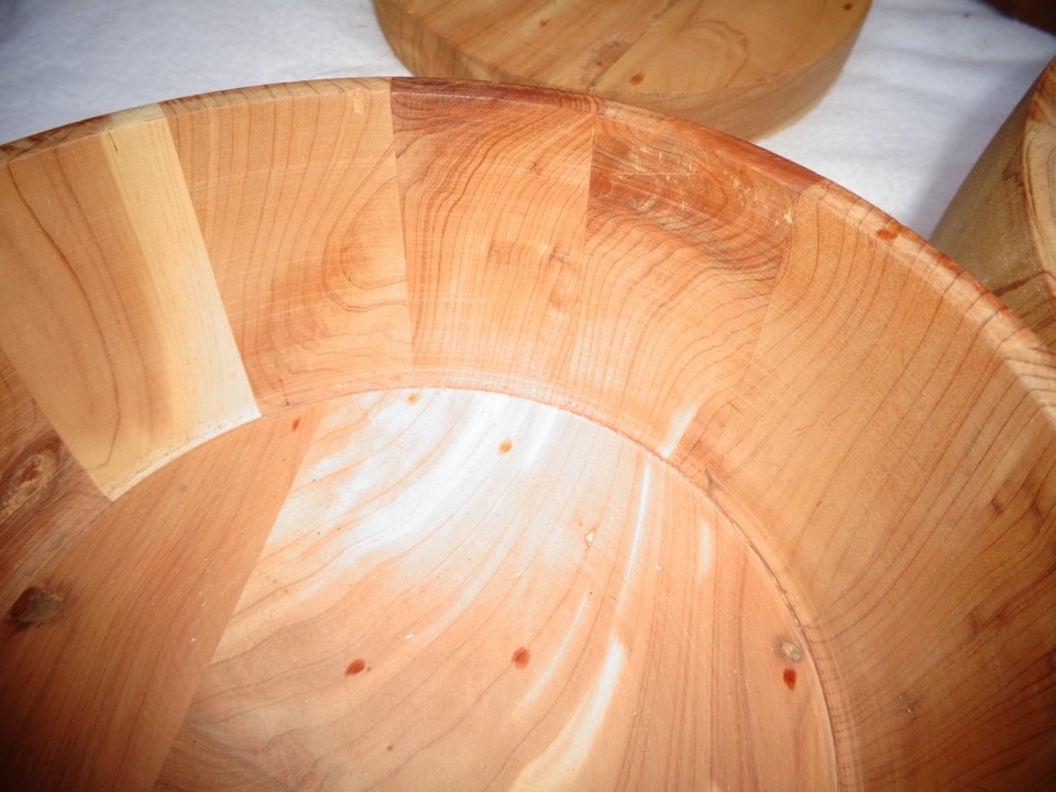 Cedar Bowl Blank LOT OF 3 Woodworking Lathe Project Woodturning ...