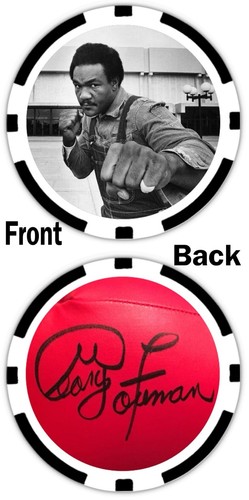 GEORGE FOREMAN - LEGENDARY BOXER - POKER CHIP ***SIGNED**** | eBay